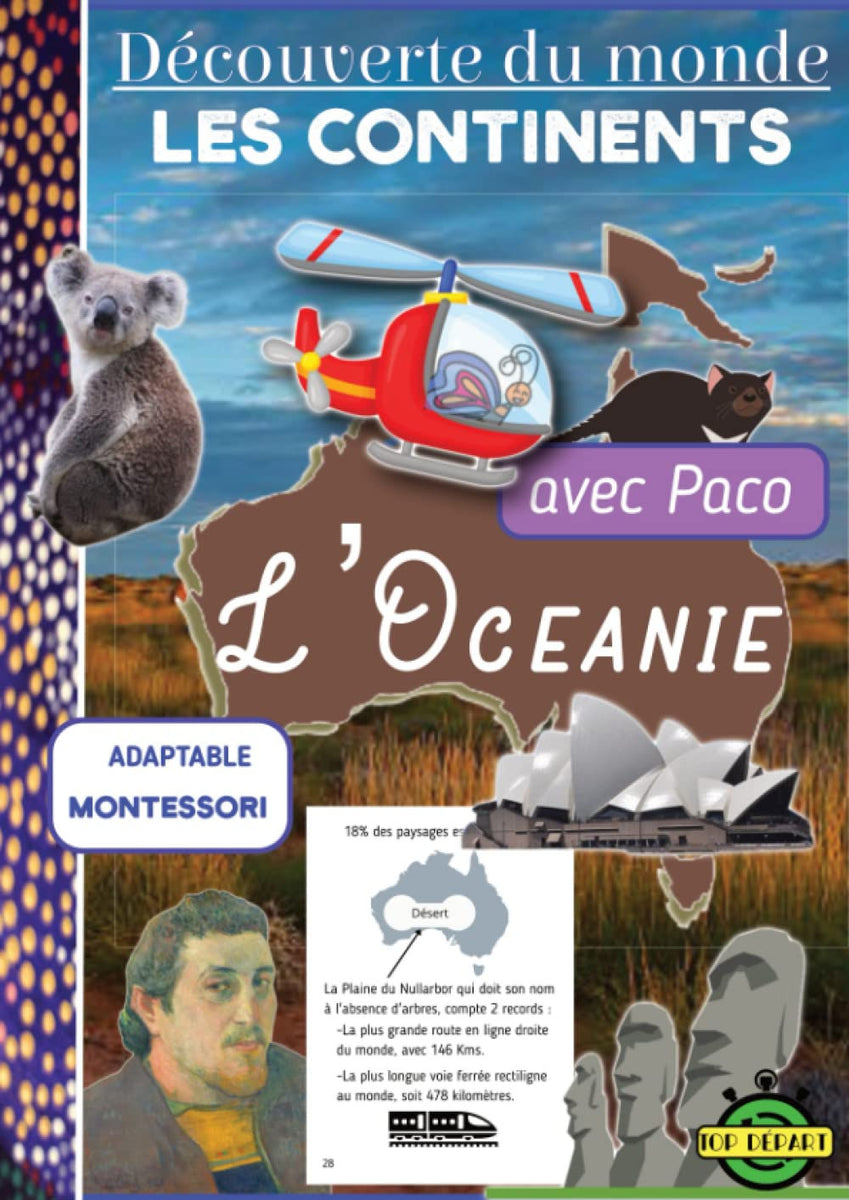 Buy Je découvre les continents avec Paco - L'Océanie Online | World Of Reading