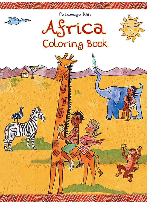coloring book africa