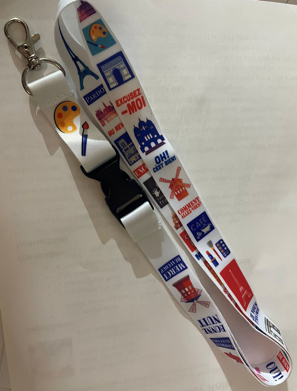 Buy French Expressions Lanyard Online | World Of Reading